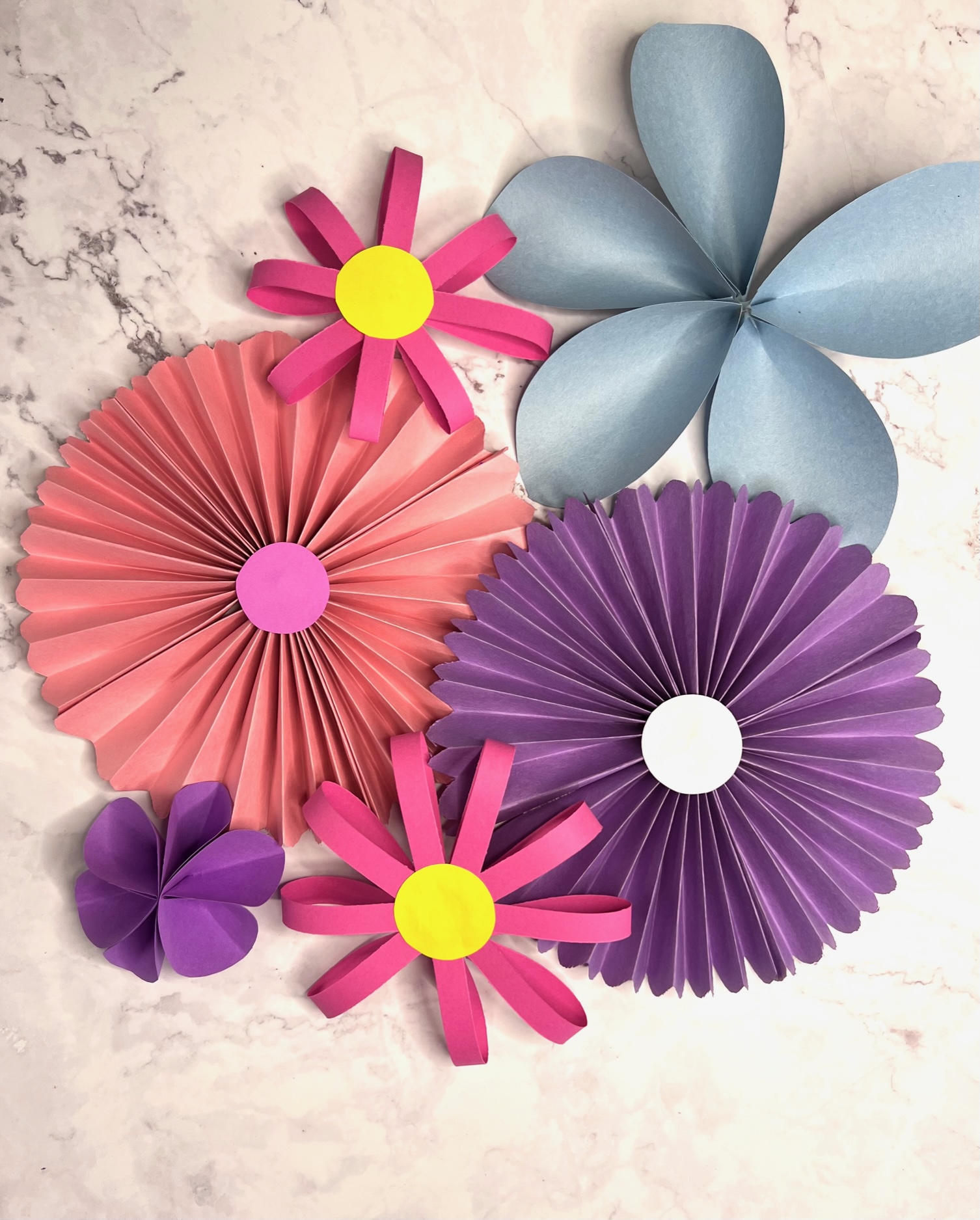 Fun and Easy Paper Flowers - The Mom Touch